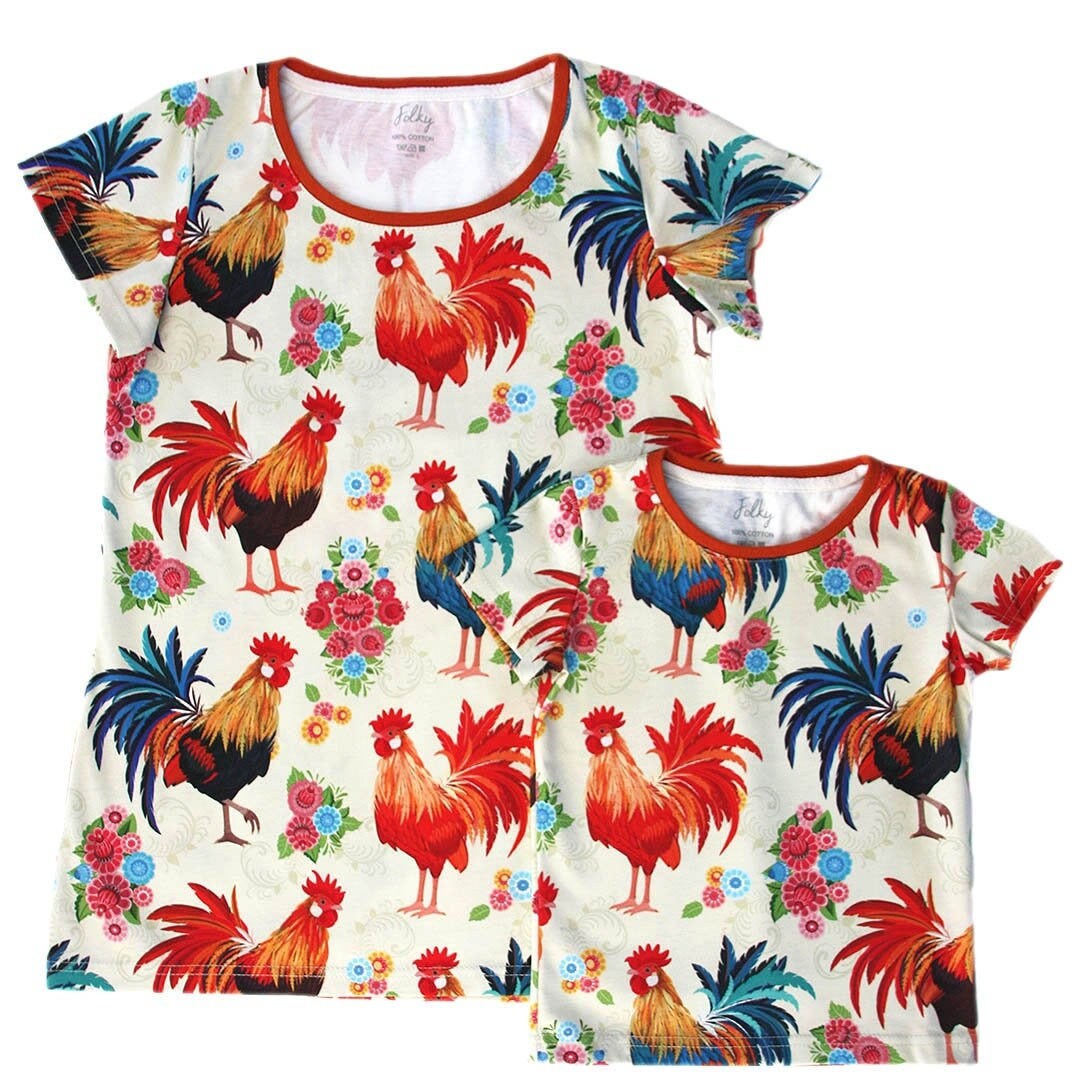 Polish Rooster Matching Mama and Baby T-shirts, Matching T-shirts, Kids ...