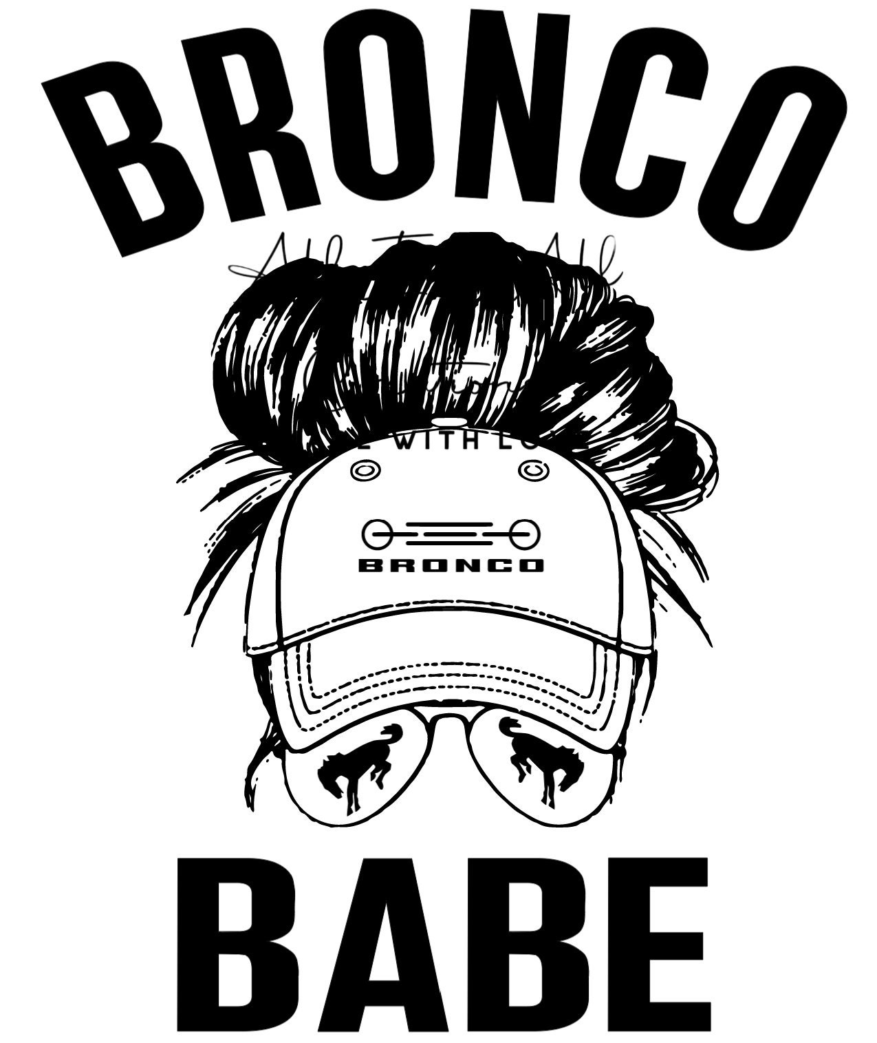 Bronco Babe PNG and Svg File - Etsy