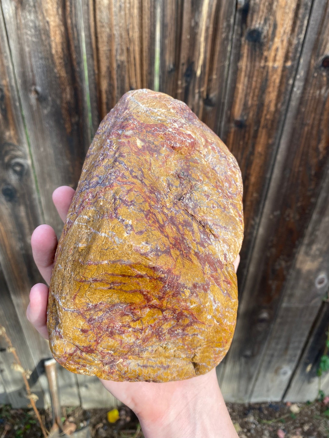 California Jasper River Cobble Yellow & Red Mix Large - Etsy