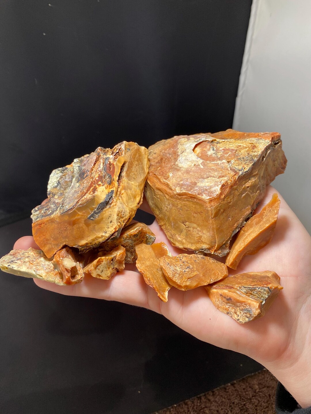 California Dendritic Opal - Orange - Etsy