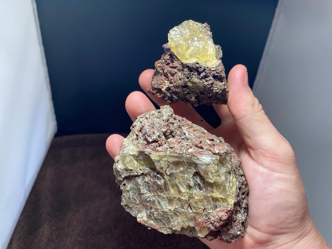 Oregon Sunstones in Matrix - Etsy