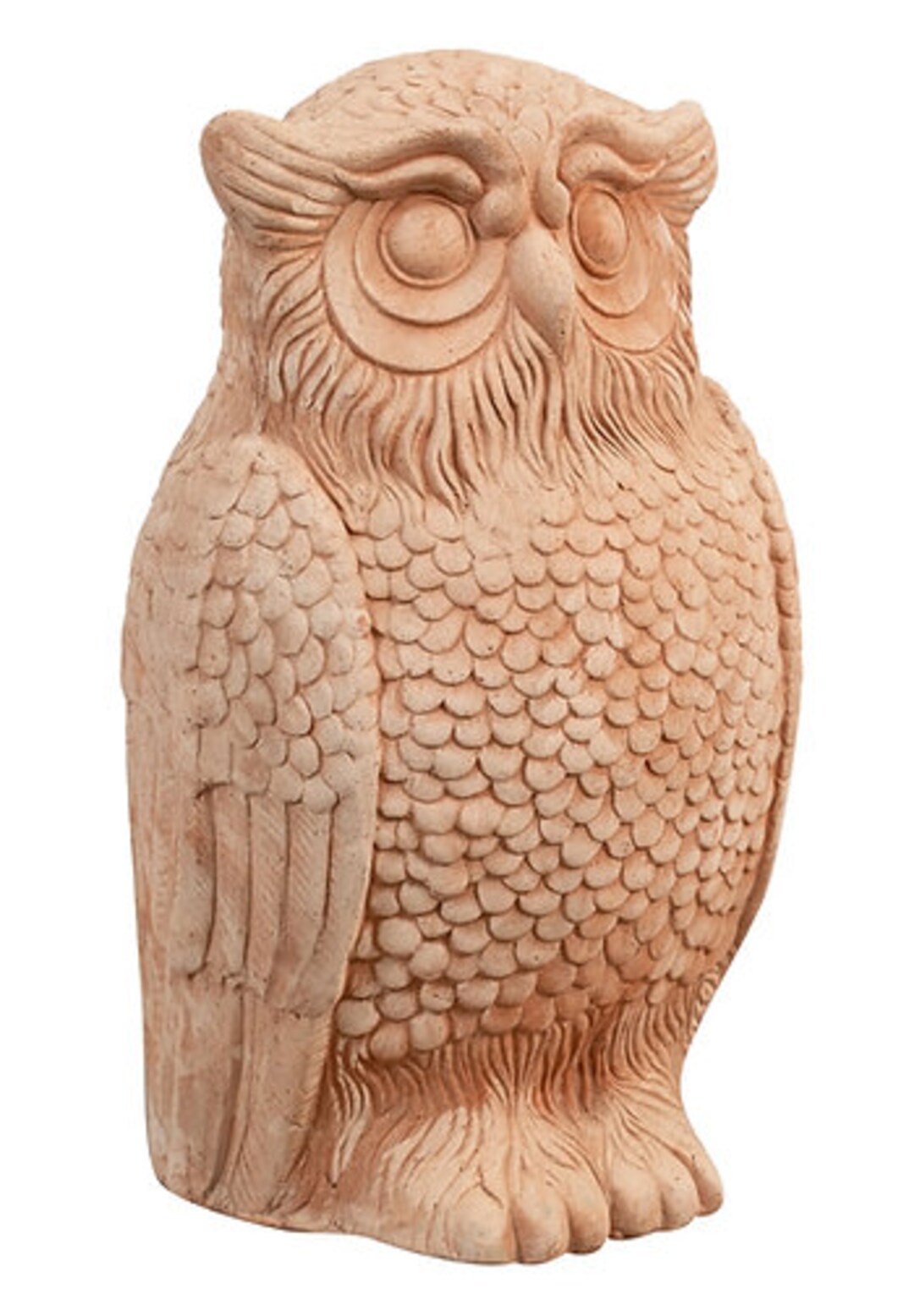 Handmade Italian Terra Cotta Owl Statue BIG Handmade in - Etsy