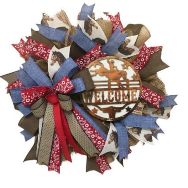 Western Wreath - Etsy