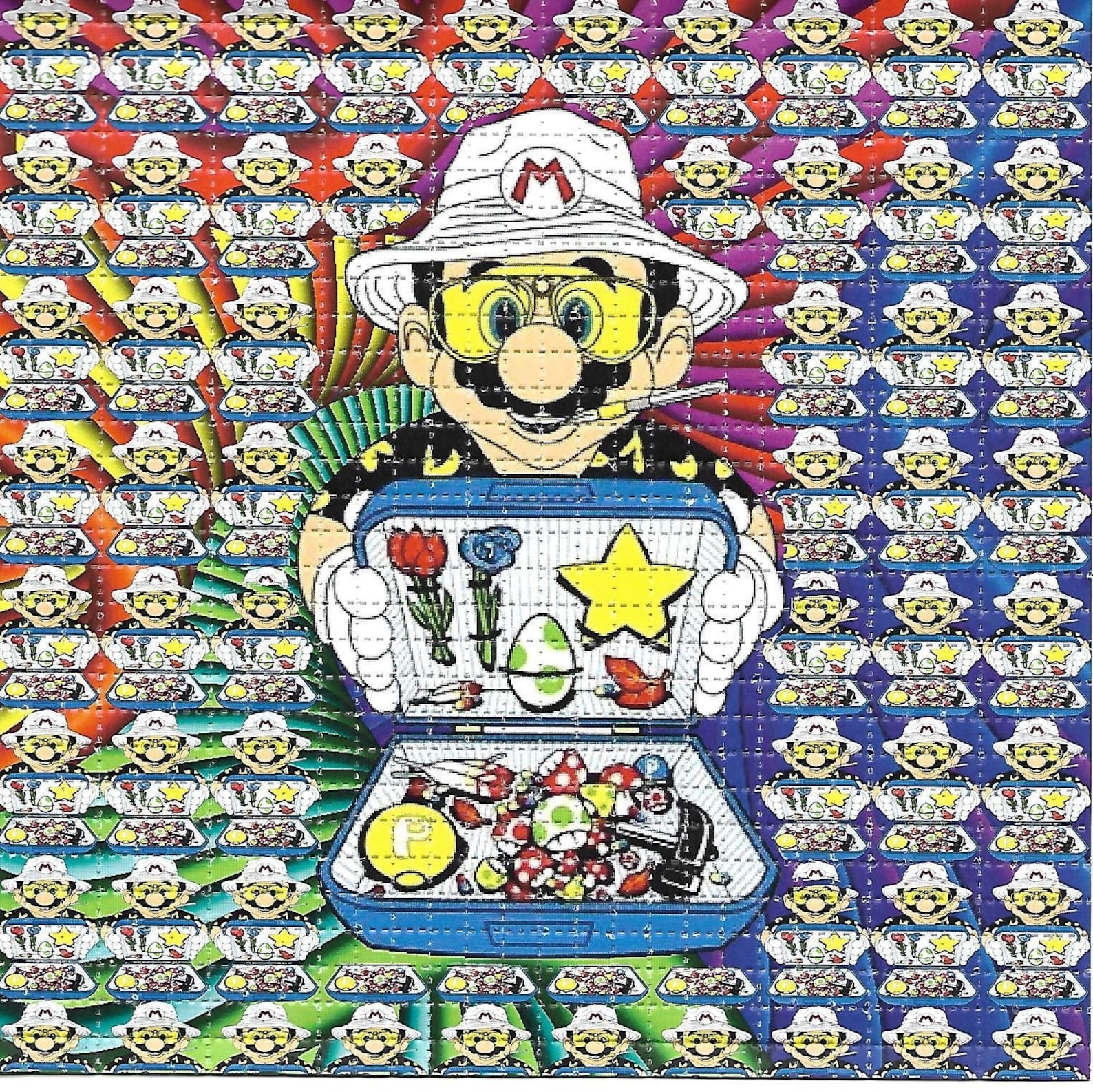Dealer Mario LSD Acid Blotter Art | Etsy