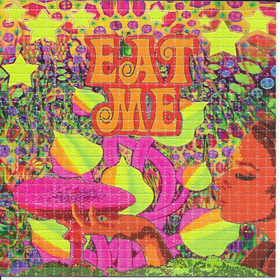 Eat Me LSD Blotter Art Psychedelic Acid Free Paper | Etsy
