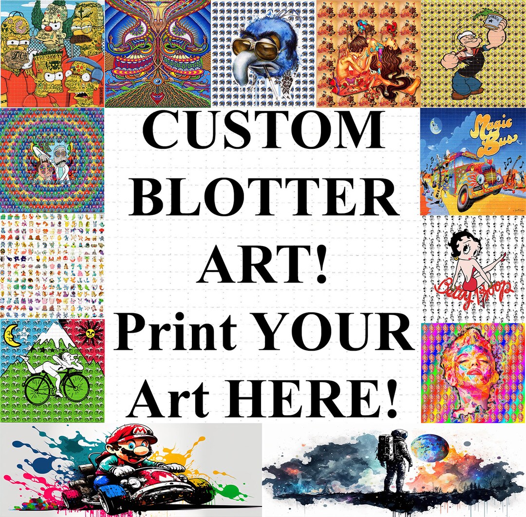 Custom Blotter Art - Design Your Own - LSD Blotter Art Psychedelic Acid ...
