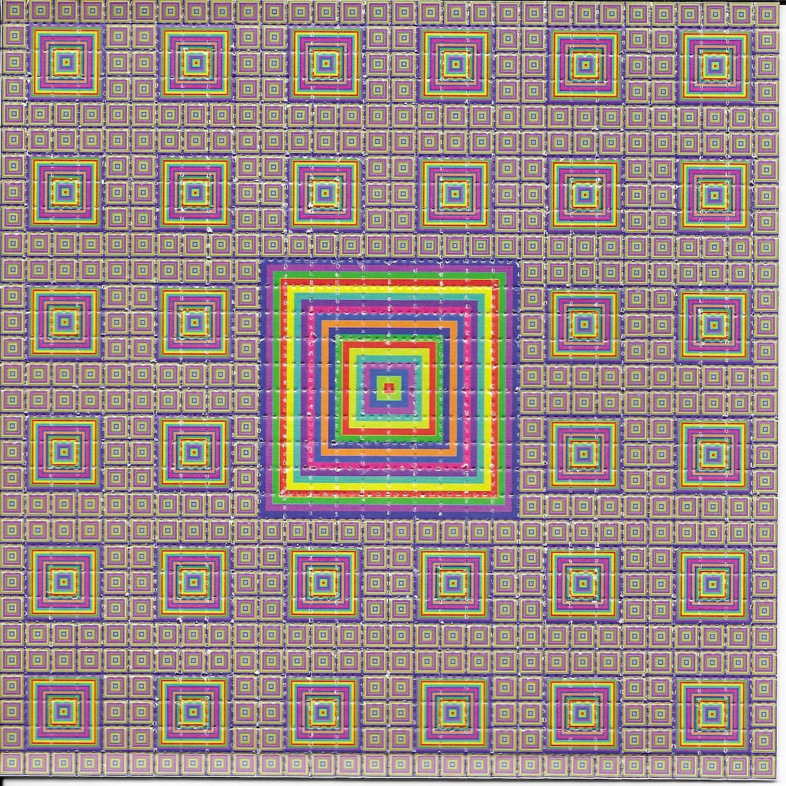 Squares LSD Blotter Art Psychedelic Acid Free Paper | Etsy