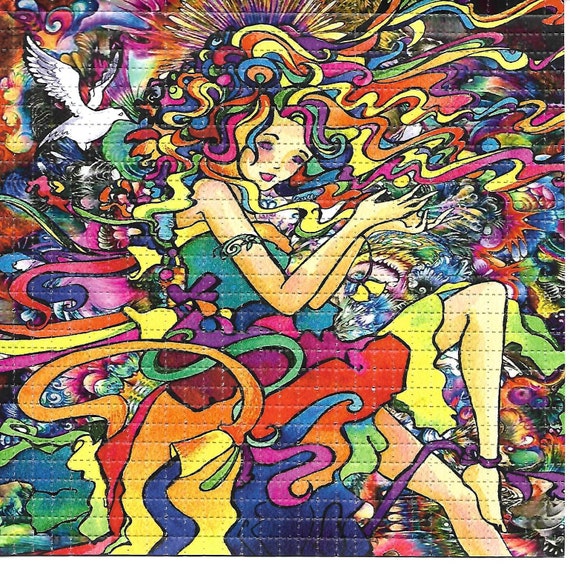 Love Chick LSD Blotter Art Psychedelic Acid Free Paper | Etsy