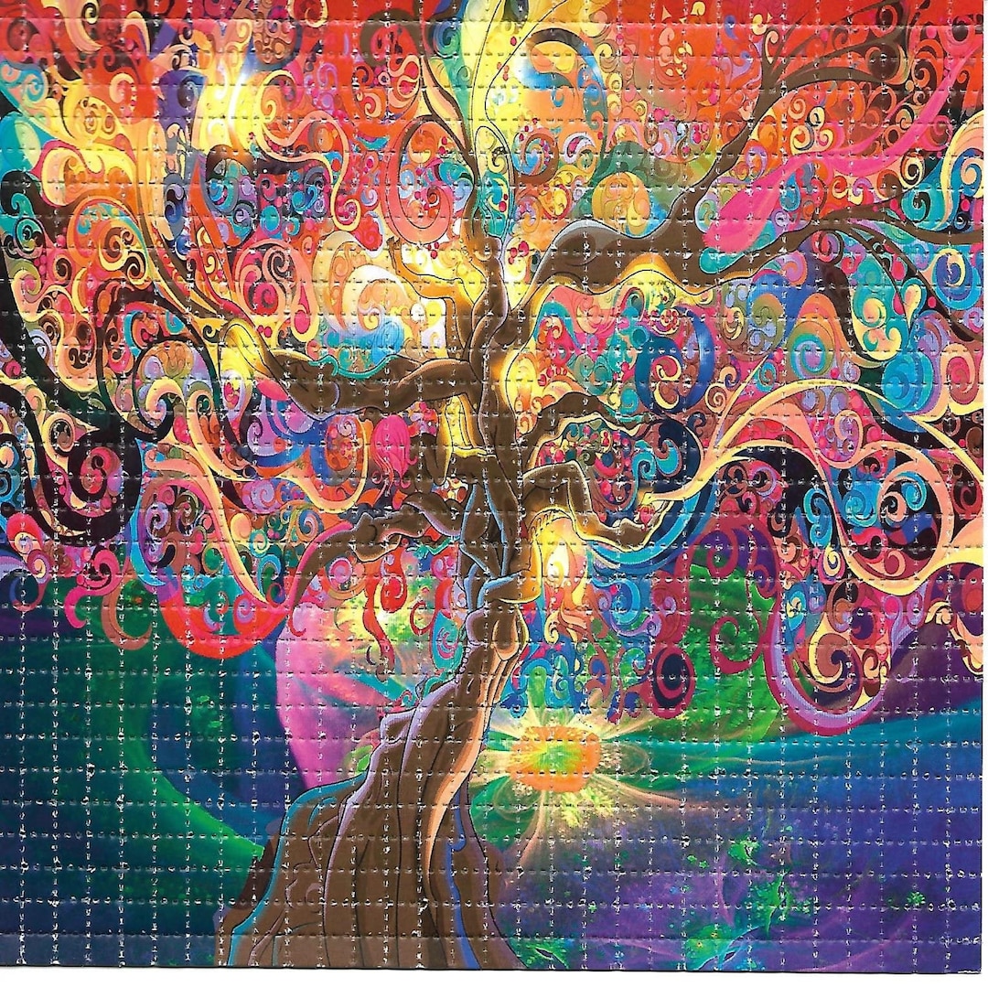 Tree Girl LSD Blotter Art Psychedelic Acid Free Paper - Etsy