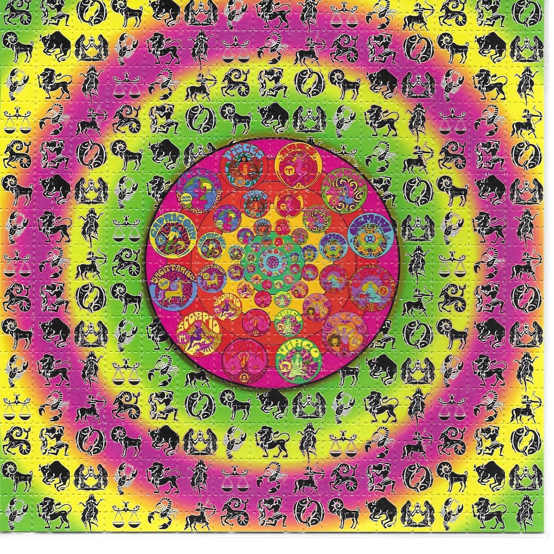 Horoscope LSD Blotter Art Psychedelic Acid Free Paper - Etsy