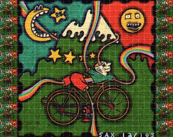 Sunshine LSD Blotter Art Psychedelic Acid Free Paper - Etsy