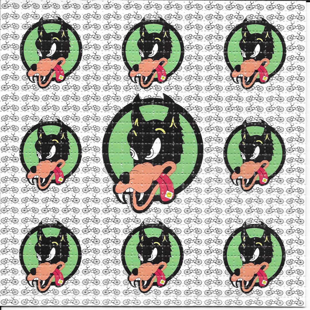 Dire Wolf LSD Blotter Art Psychedelic Acid Free Paper - Etsy