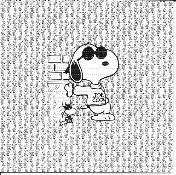 Snoopy LSD Blotter Art Psychedelic Acid Free Paper | Etsy