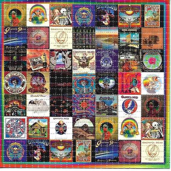 60s Albums LSD Blotter Art Psychedelic Acid Free Paper | Etsy