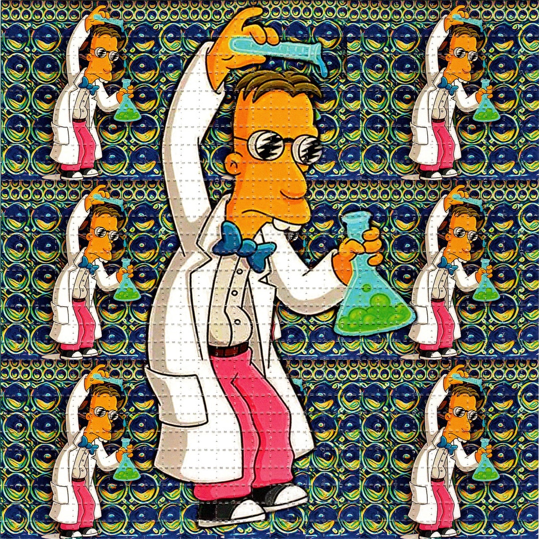Simpsons Owsley Chemist LSD Blotter Art Psychedelic Acid Free Paper - Etsy