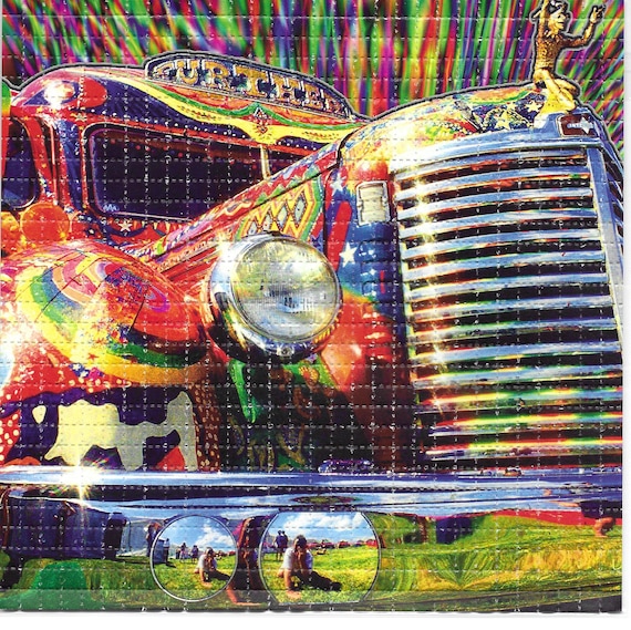 Further Bus LSD Blotter Art Psychedelic Acid Free Paper | Etsy Australia