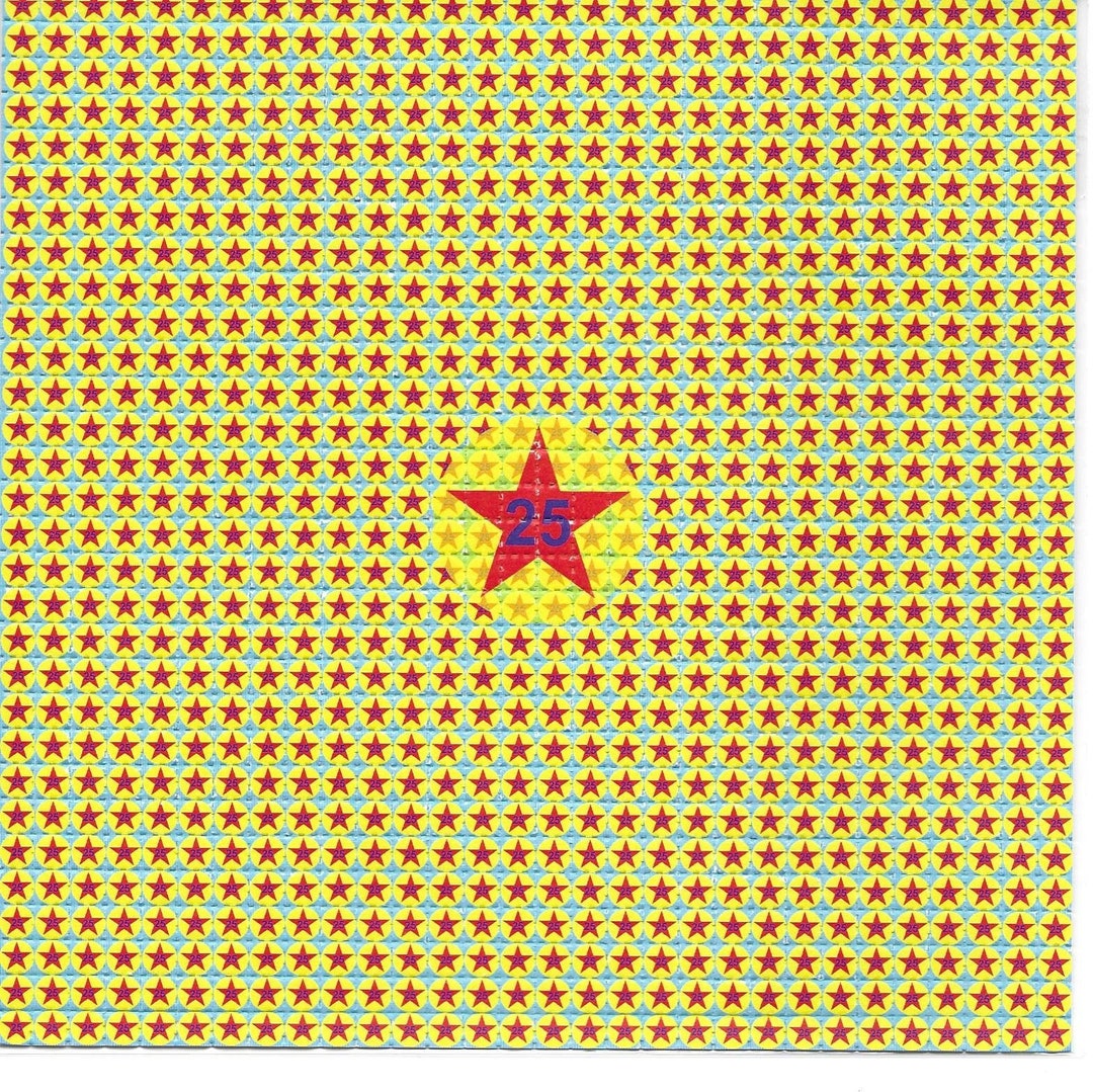 25 Star LSD Blotter Art Psychedelic Acid Free Paper - Etsy