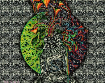 Vintage LSD Blotter Art Psychedelic Acid Free Paper - Etsy