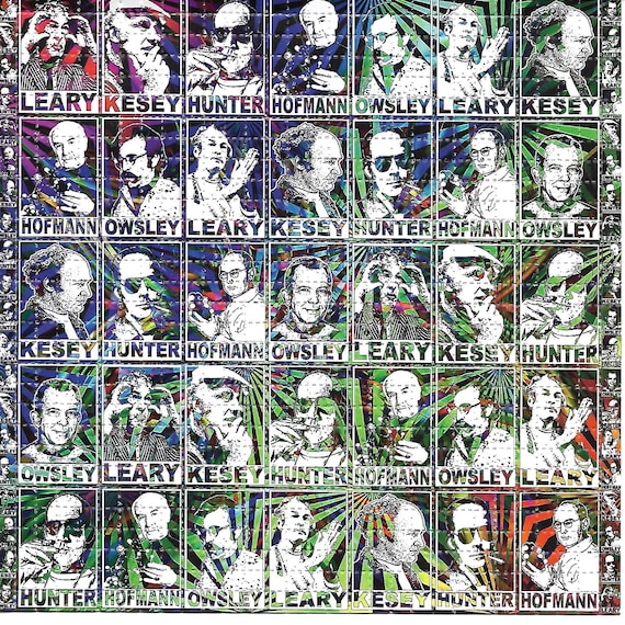 Pioneers LSD Blotter Art Psychedelic Acid Free Paper | Etsy