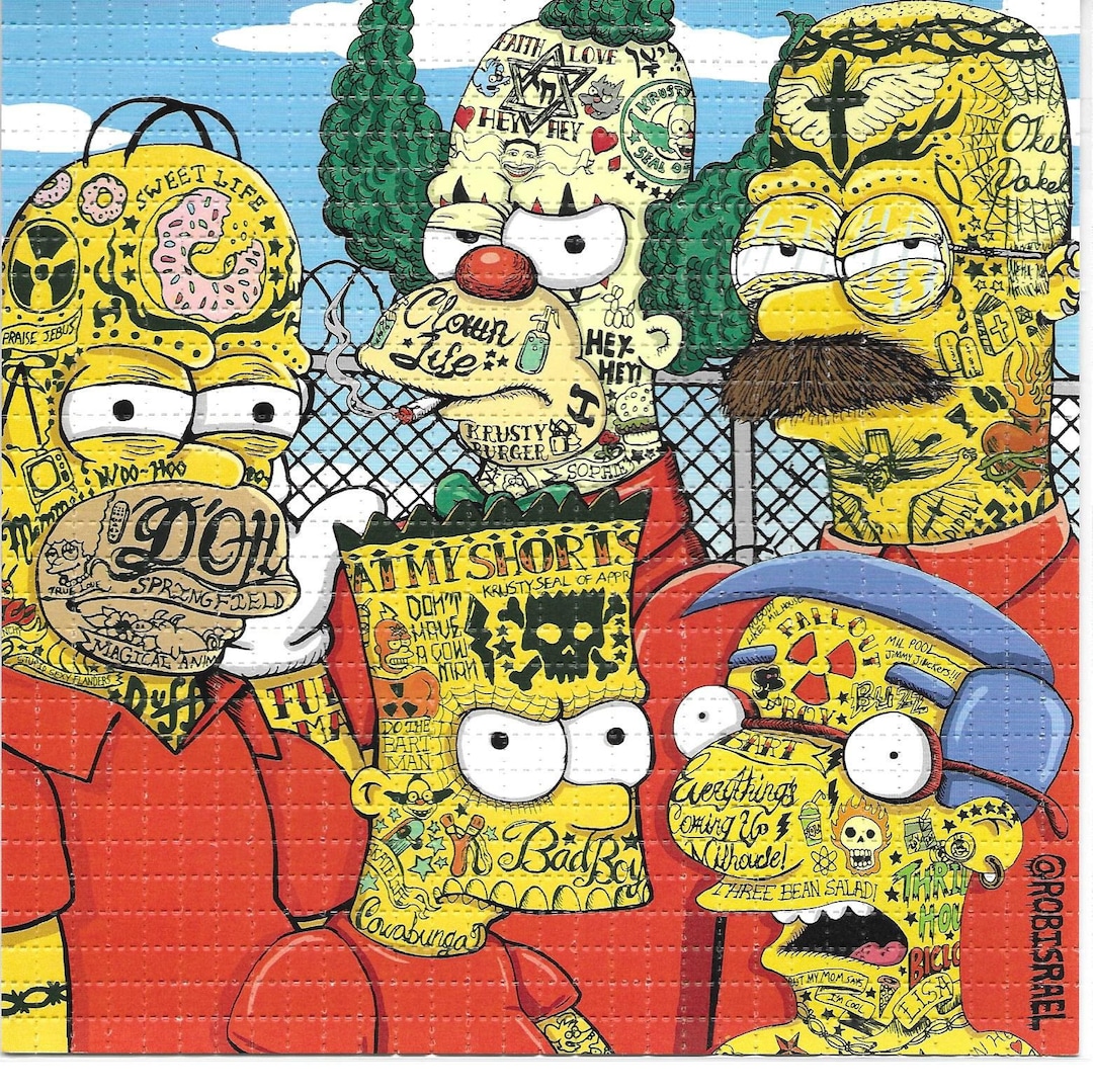 Simpsons Gang LSD Blotter Art Psychedelic Acid Free Paper - Etsy