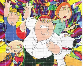 Anime Fighter LSD Blotter Art Psychedelic Acid Free Paper - Etsy