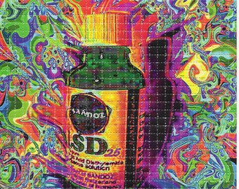 60 Posters LSD Blotter Art Psychedelic Acid Free Paper - Etsy