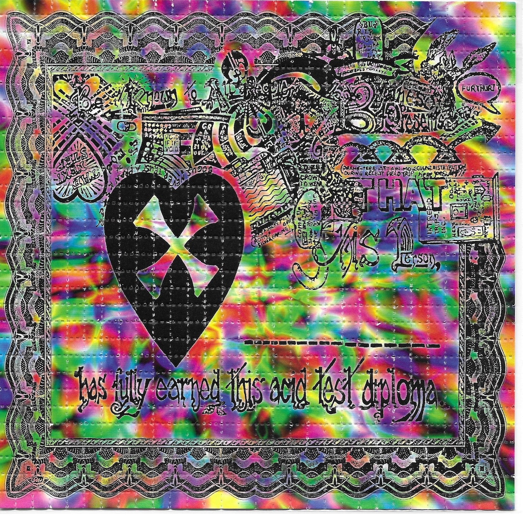 Buy Diploma LSD Blotter Art Psychedelic Acid Free Paper Online in India ...