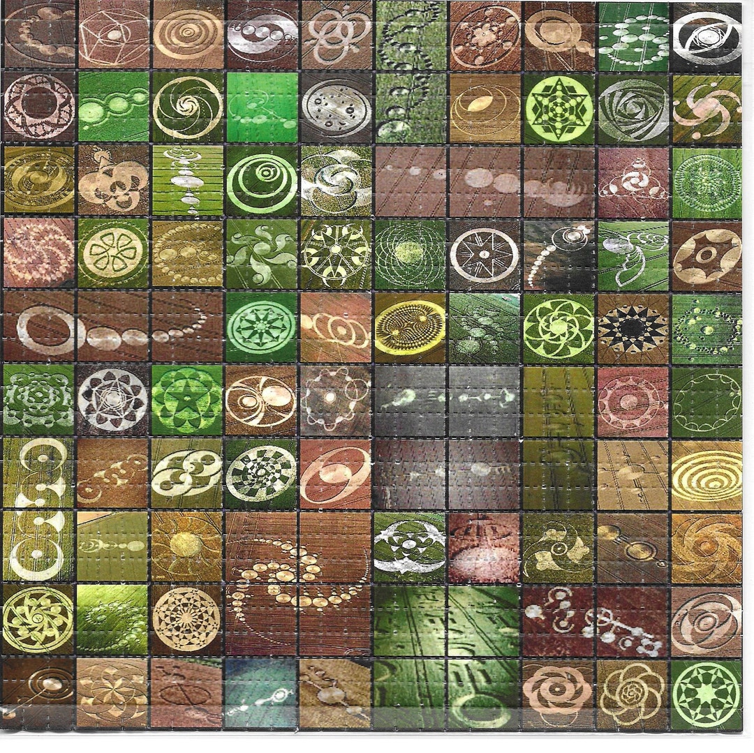 Crop Circles LSD Blotter Art Psychedelic Acid Free Paper - Etsy