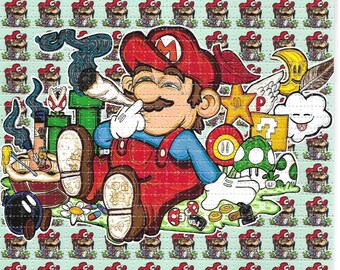 Midnight Psychedelic LSD Blotter Art Psychedelic Acid Free - Etsy