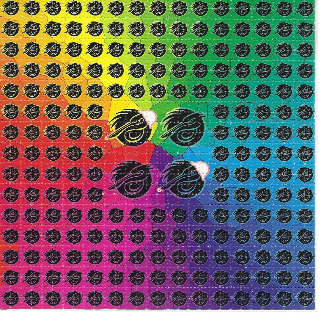 Phoenix Visual Fiber Psychedelic LSD Blotter Art Psychedelic Acid Free ...