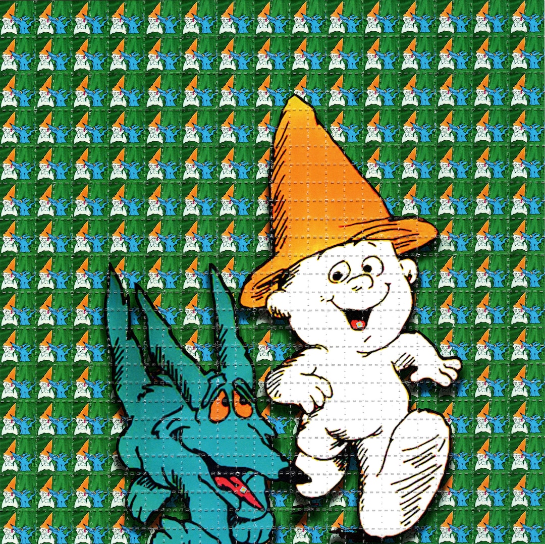 Oblio and Arrow the Point LSD Blotter Art Psychedelic Acid Free Paper ...