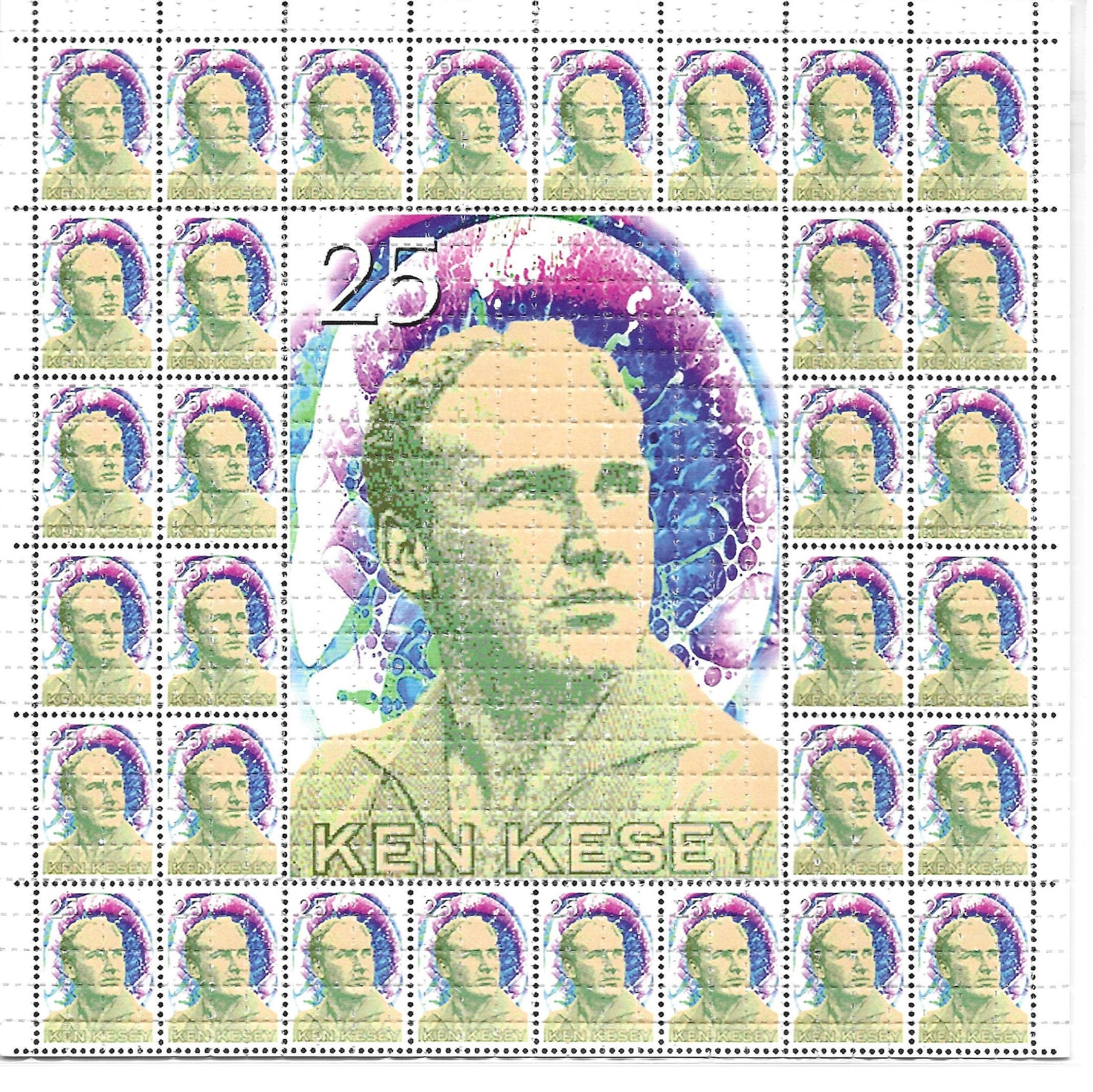Kesey Stamps LSD Blotter Art Psychedelic Acid Free Paper - Etsy