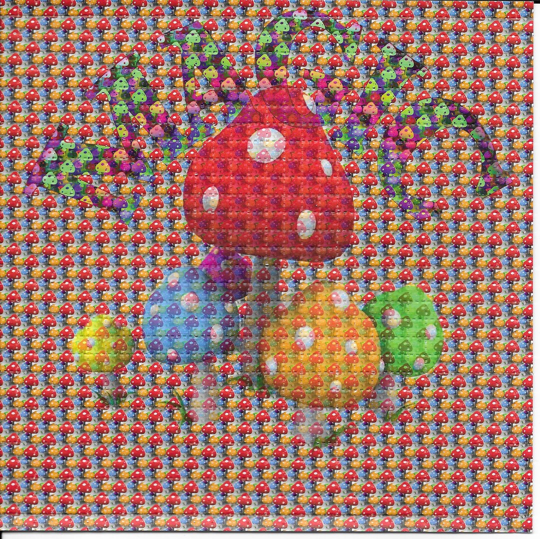 Magic Mushrooms LSD Blotter Art Psychedelic Acid Free Paper - Etsy