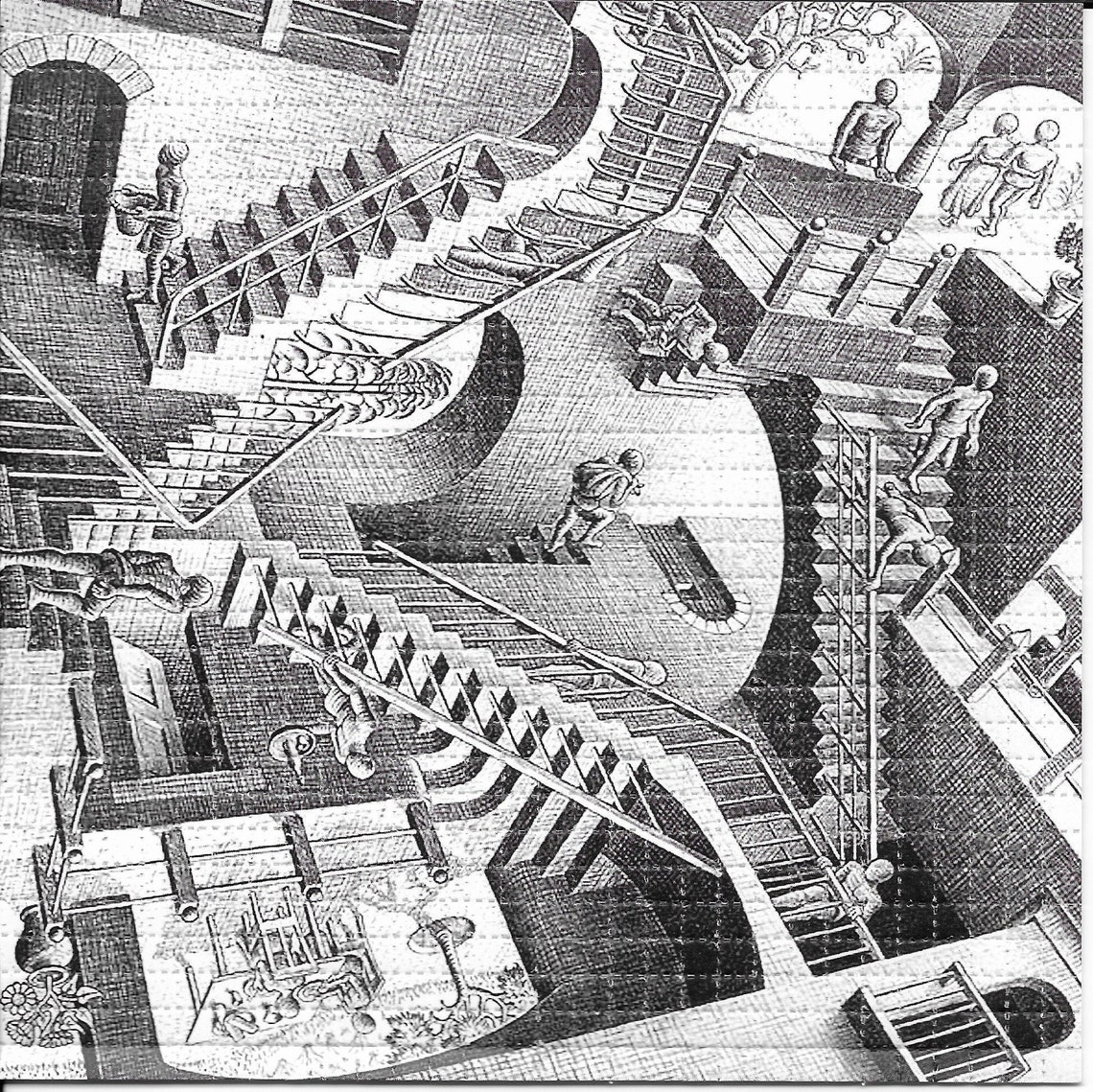 Escher Endless Stairs LSD Blotter Art Psychedelic Acid Free Paper - Etsy