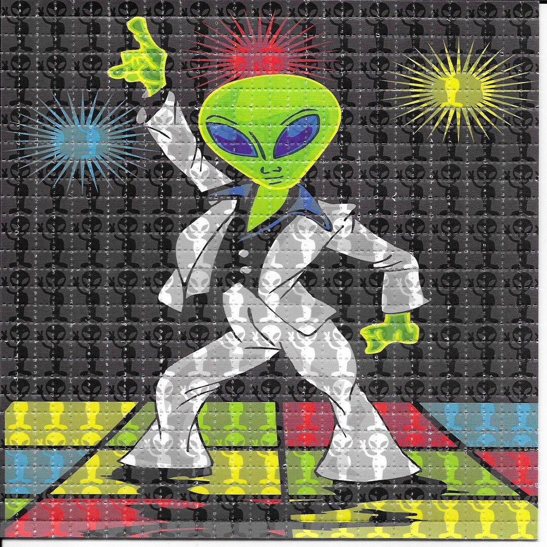 Alien Disco LSD Blotter Art Psychedelic Acid Free Paper - Etsy