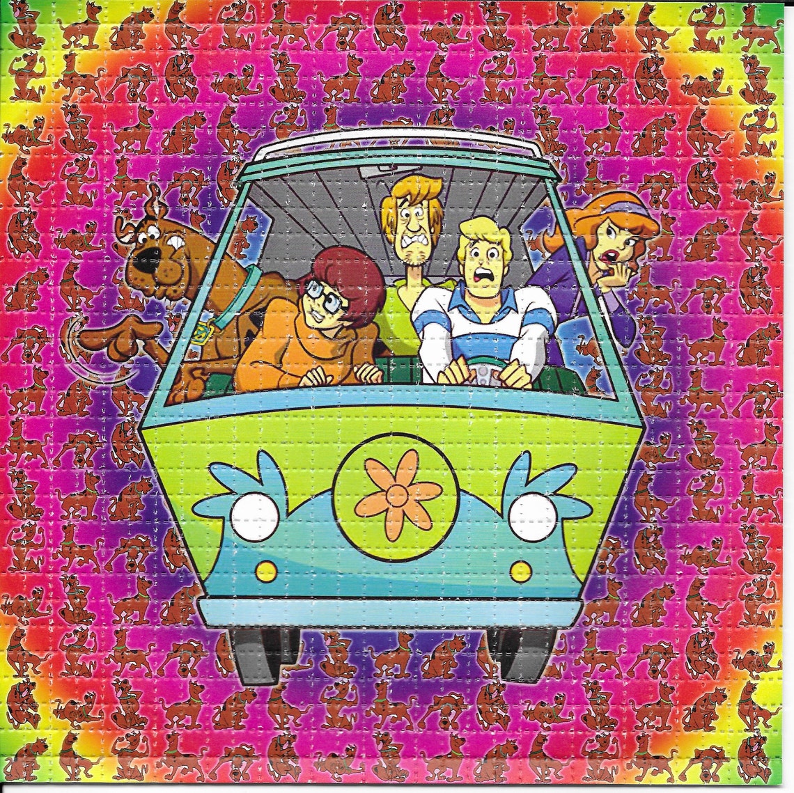 Mystery Machine Psychedelic Cartoon LSD Blotter Art - Etsy