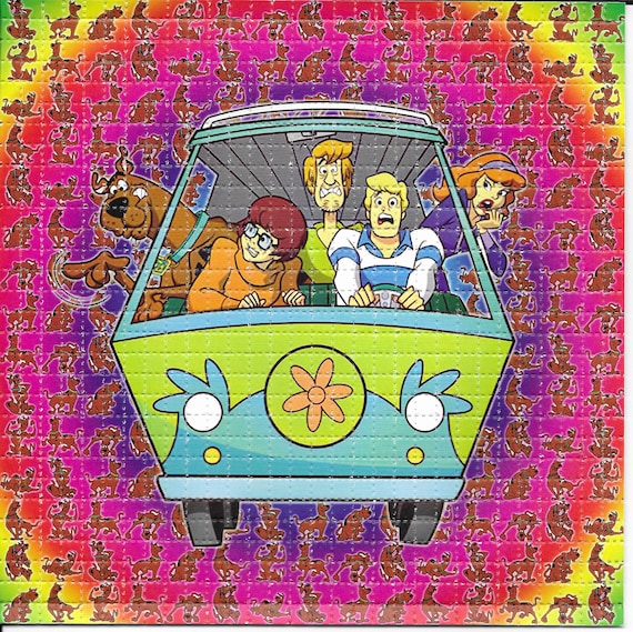 Mystery Machine Psychedelic Cartoon LSD Blotter Art | Etsy