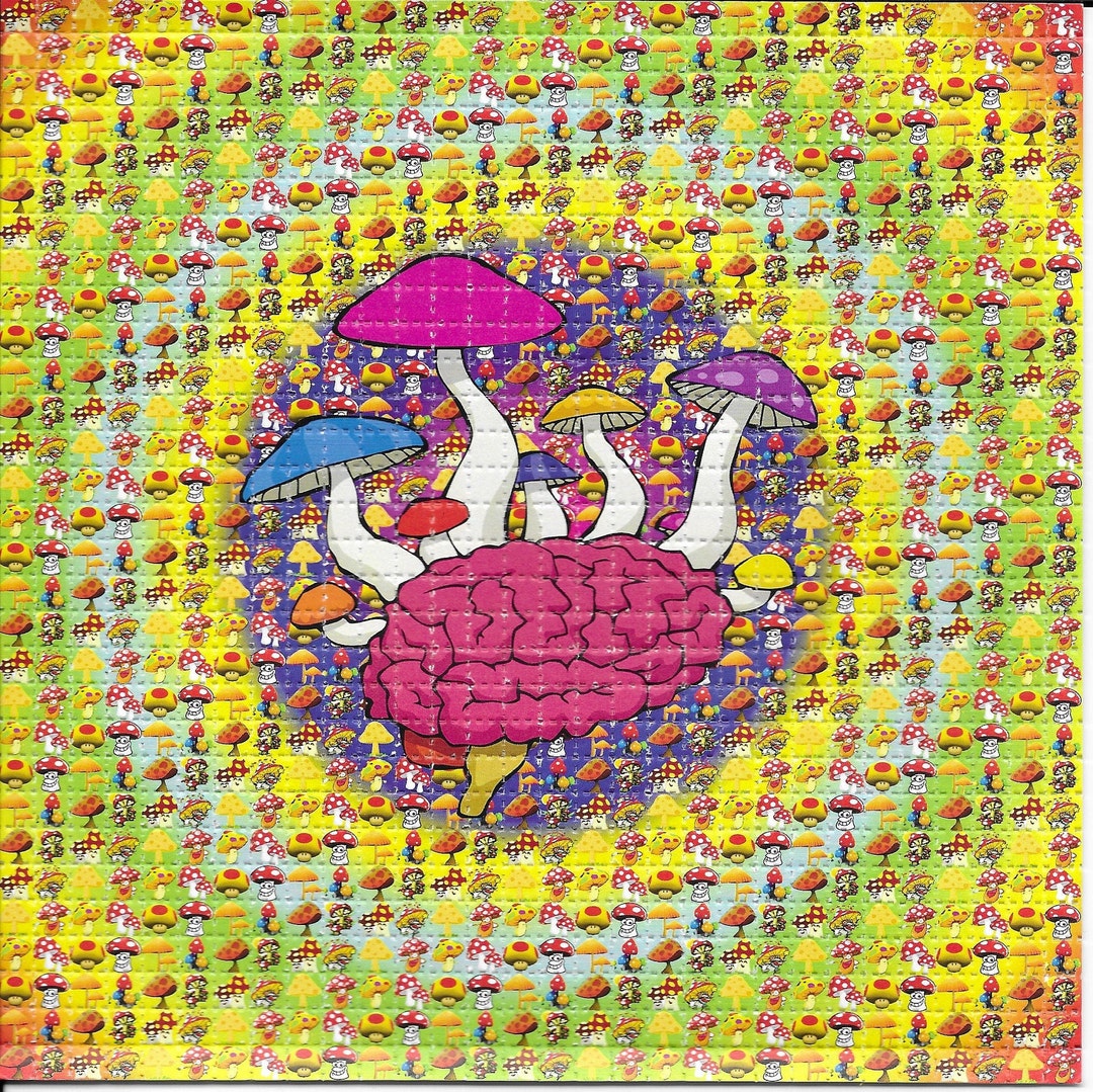 Mushroom Brain LSD Blotter Art Psychedelic Acid Free Paper - Etsy