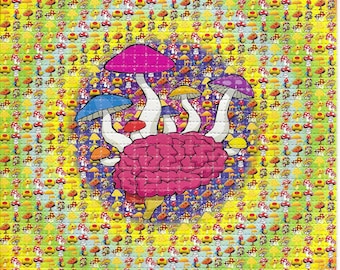 60 Posters LSD Blotter Art Psychedelic Acid Free Paper - Etsy