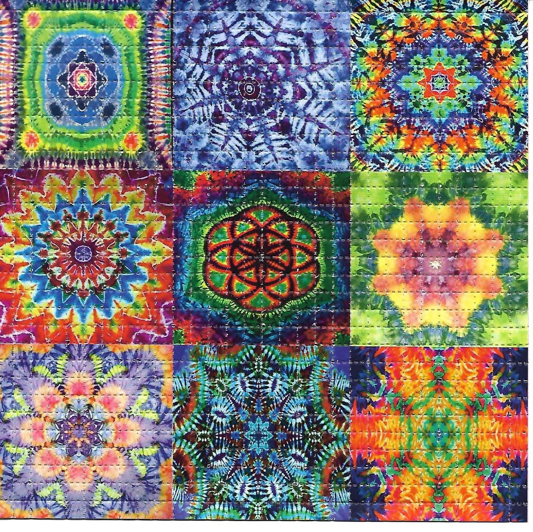 Trippy Fractal LSD Blotter Art Psychedelic Acid Free Paper - Etsy