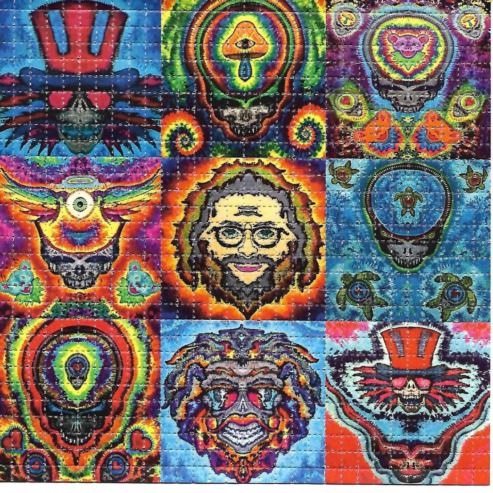 Jammin' Fractal LSD Blotter Art Psychedelic Acid Free | Etsy