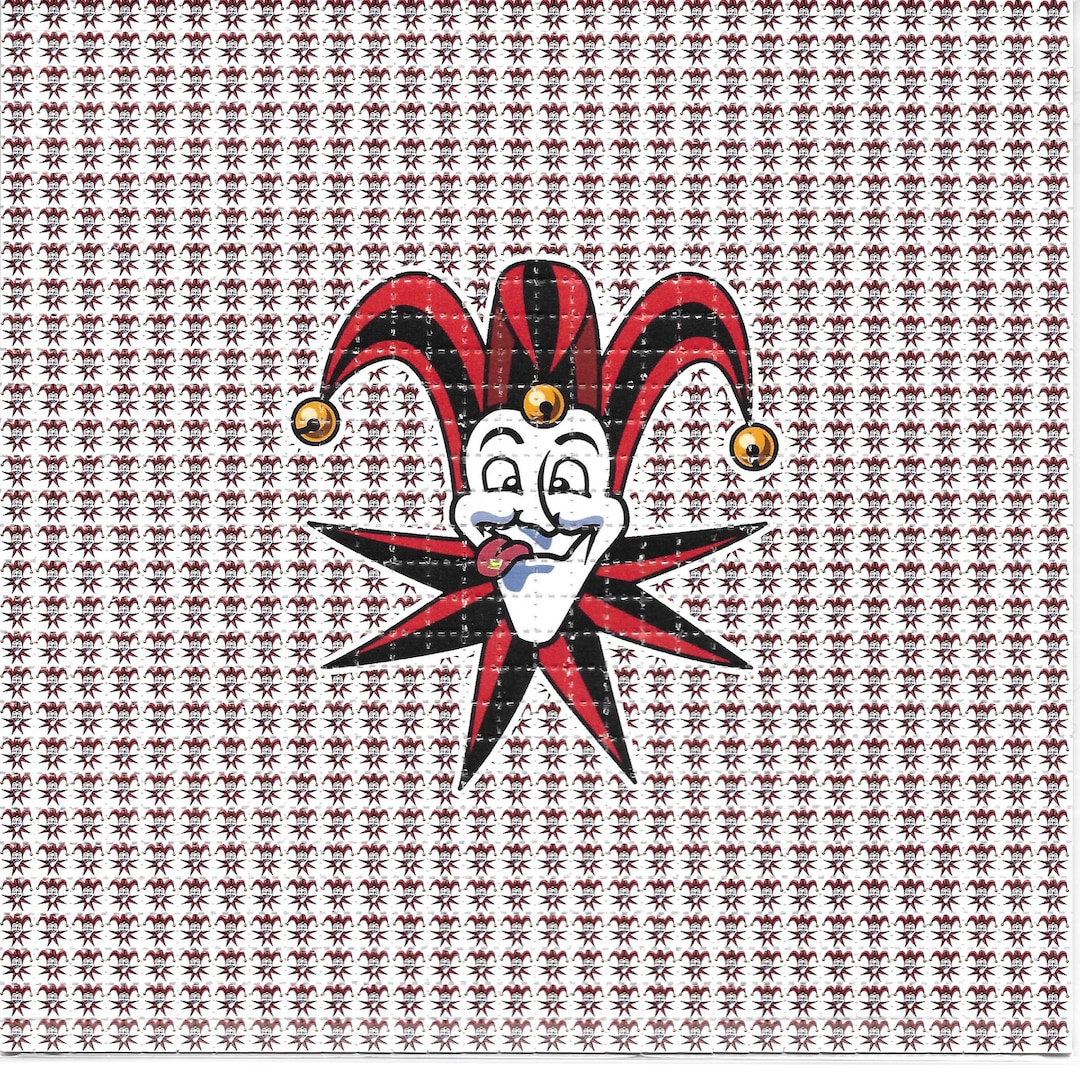 Jester LSD Blotter Art Psychedelic Acid Free Paper - Etsy