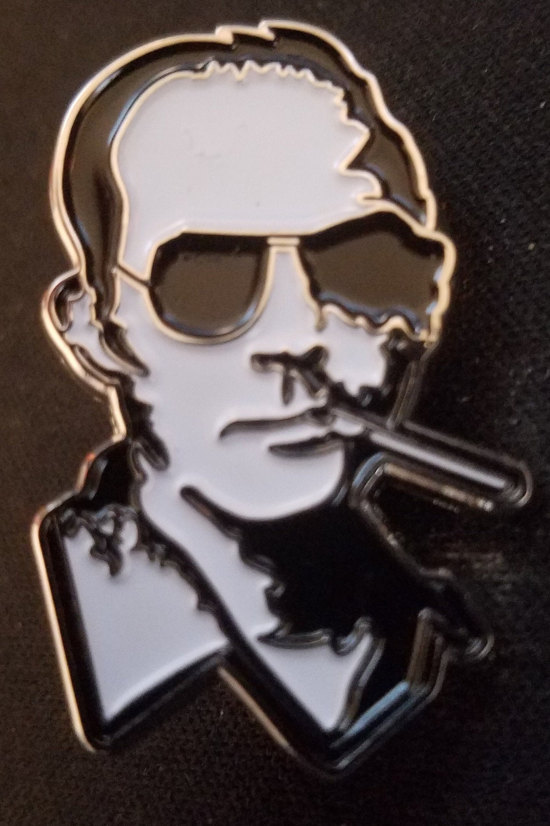Original Hunter S Thompson Merry Prankster Hat Pin Psychedelic Acid ...