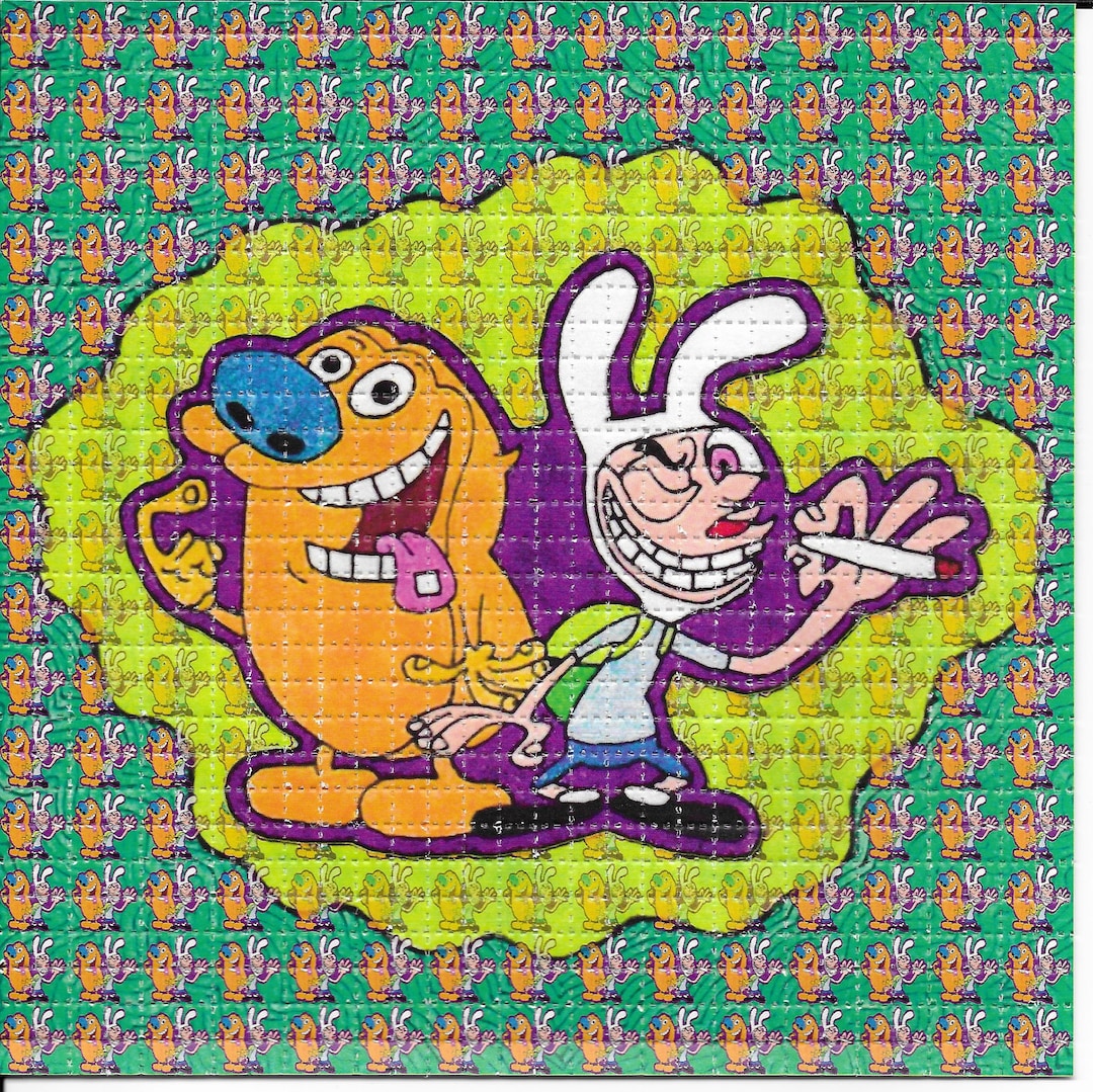 Aventura Caricatura Psicodélica LSD Blotter Arte Psicodélico Ácido ...