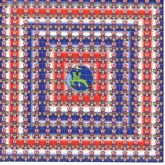 Uncle Sam LSD Blotter Art Psychedelic Acid Free Paper | Etsy
