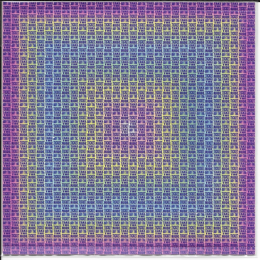 Ticket to Ride LSD Blotter Art Psychedelic Acid Free Paper - Etsy