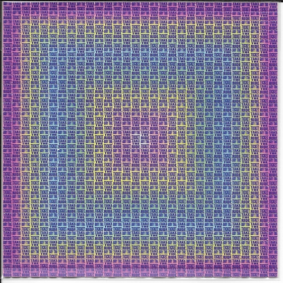 Ticket to Ride LSD Blotter Art Psychedelic Acid Free Paper | Etsy