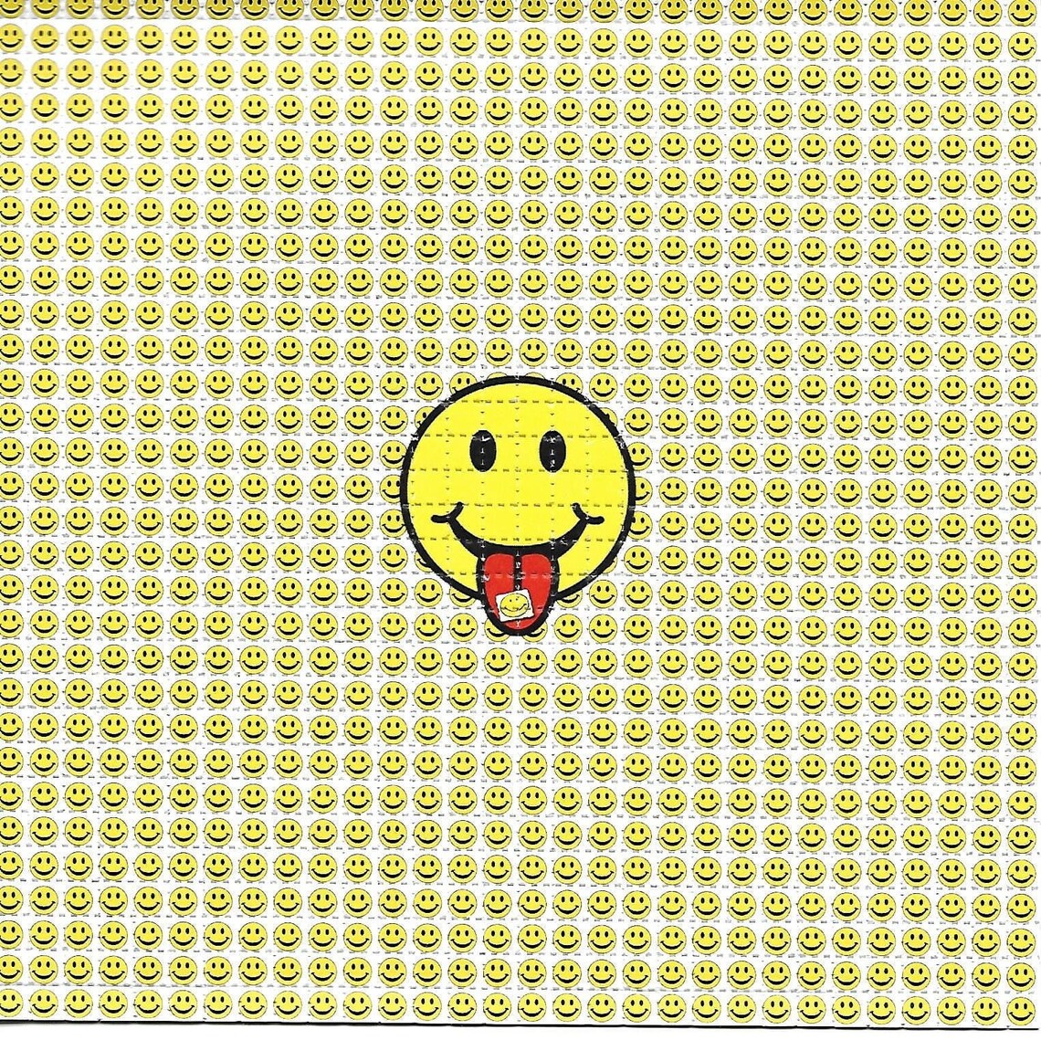 Smiley Face LSD Blotter Art Psychedelic Acid Free Paper - Etsy