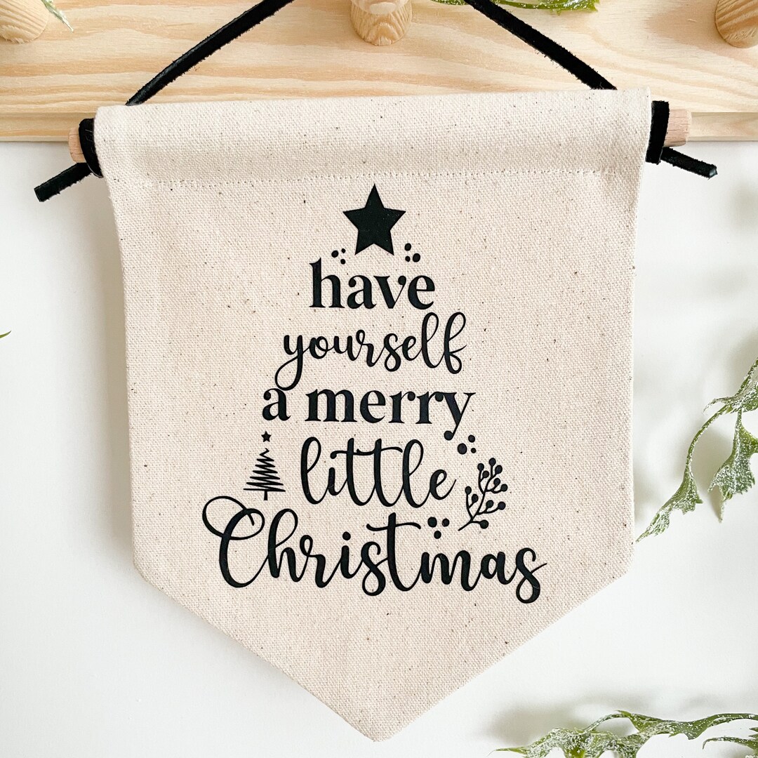 Mini Merry Little Christmas Banner - Etsy