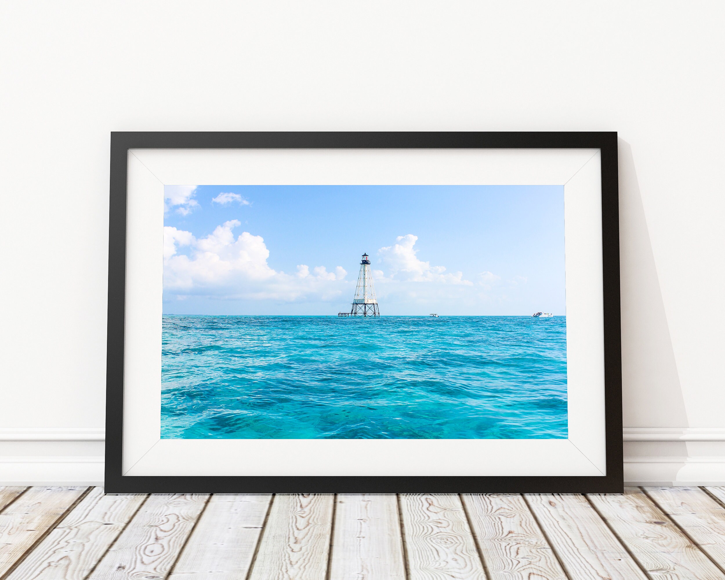 Islamorada Alligator Reef Lighthouse Reef Art Print - Interior Design ...